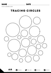 Tracing Circles - Free Printable